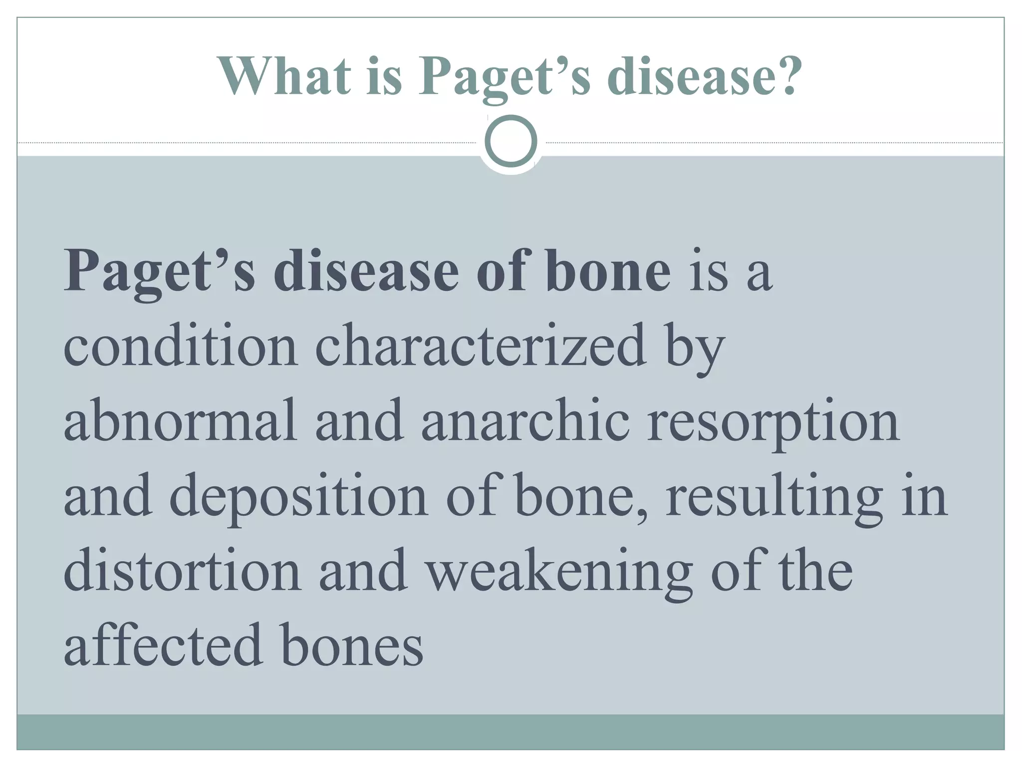 Pagets disease | PPT