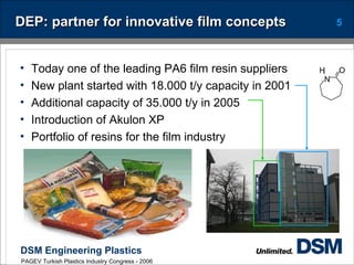 Pagev dsm presentation pa6 in film | PPT