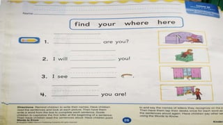 workbook page | PPTX | Books and Literature