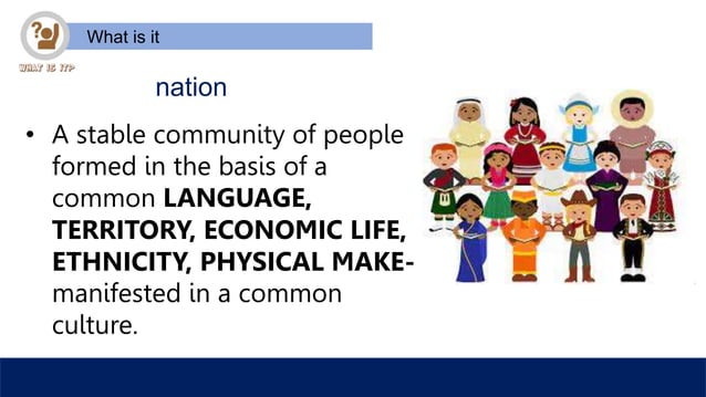 ANALYZE RELATIONSHIO AMONG NATIONS AND STATES IN THE CONTEXT OF ...