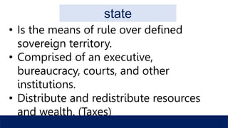 ANALYZE RELATIONSHIO AMONG NATIONS AND STATES IN THE CONTEXT OF ...