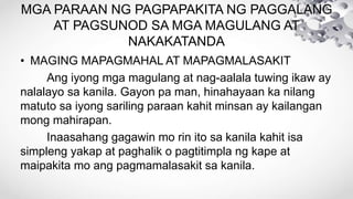 PAG GALANG AY PAGSUNOD SA AWTORIDAD AT MAGULANG.ppt