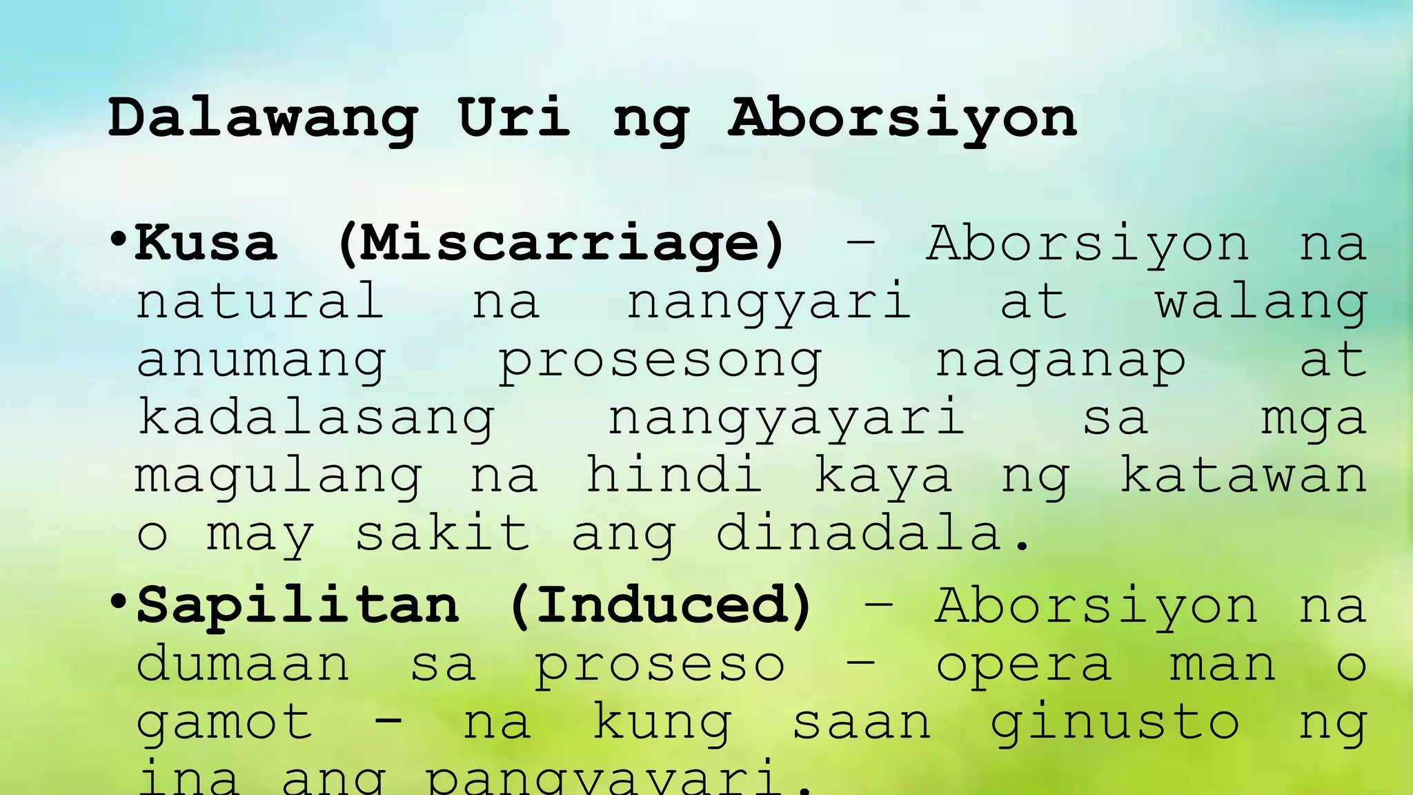 Paggalang sa Buhay ESP 10.pptx QUARTER 3 | PPTX