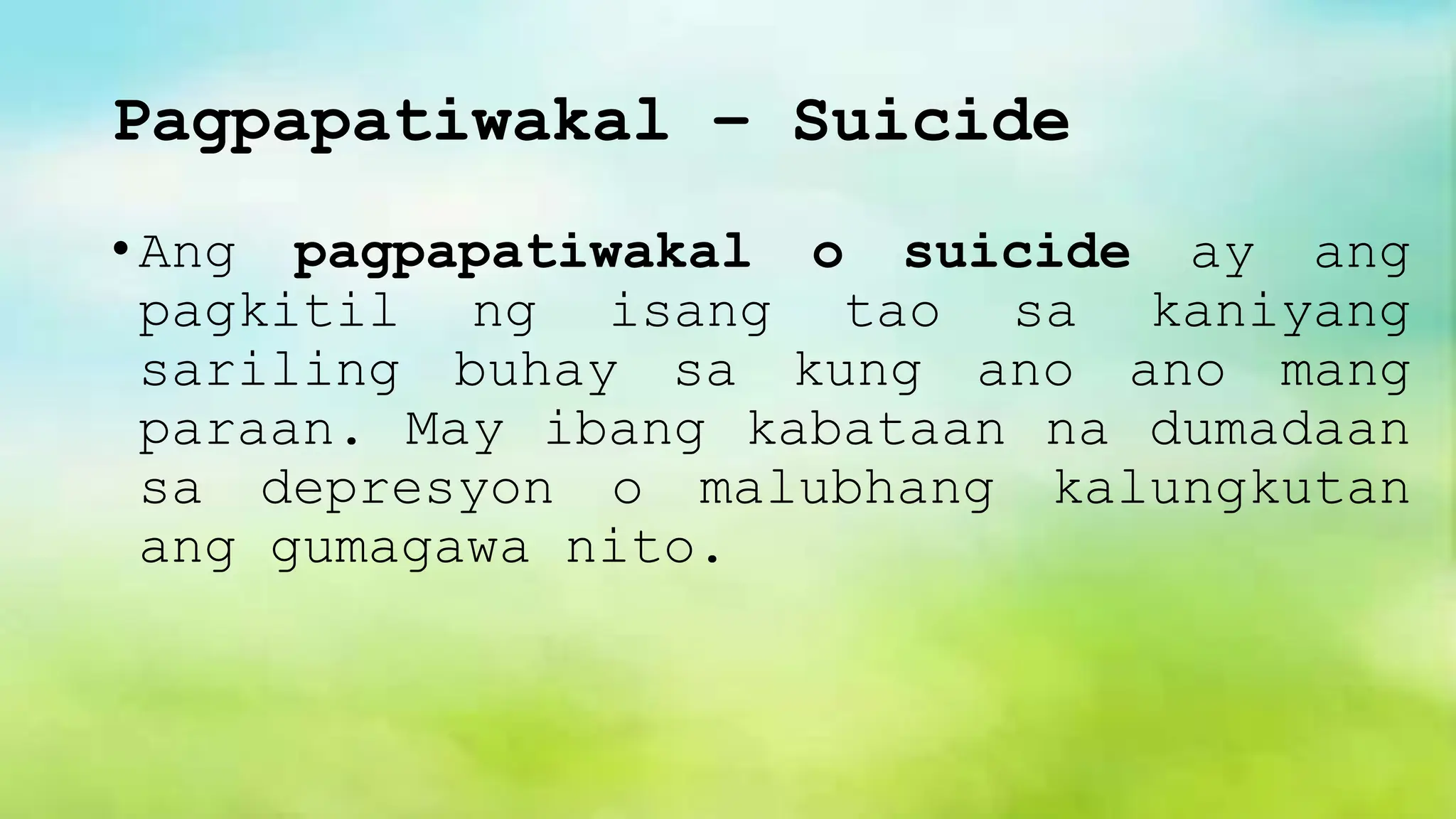 Paggalang sa Buhay ESP 10.pptx QUARTER 3 | PPTX