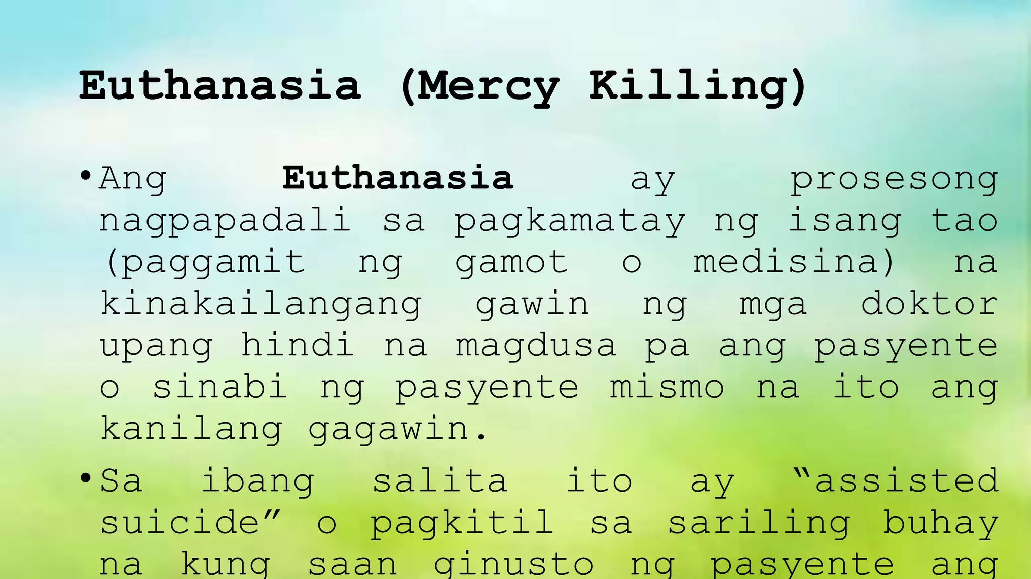 Paggalang sa Buhay ESP 10.pptx QUARTER 3 | PPTX