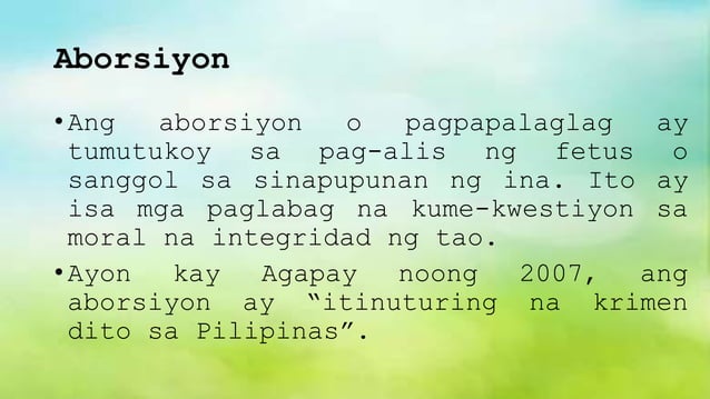 Paggalang sa Buhay ESP 10.pptx QUARTER 3 | PPTX