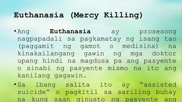 Paggalang sa Buhay ESP 10.pptx QUARTER 3 | PPTX