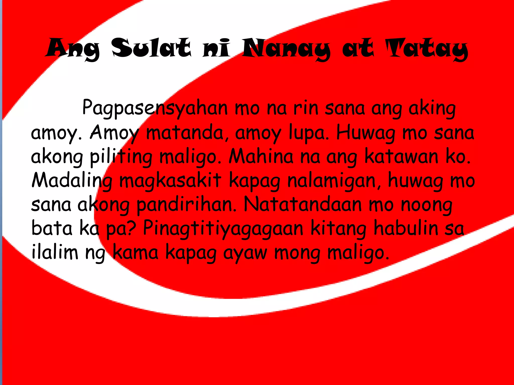 Paggalang sa matatanda | PPTX