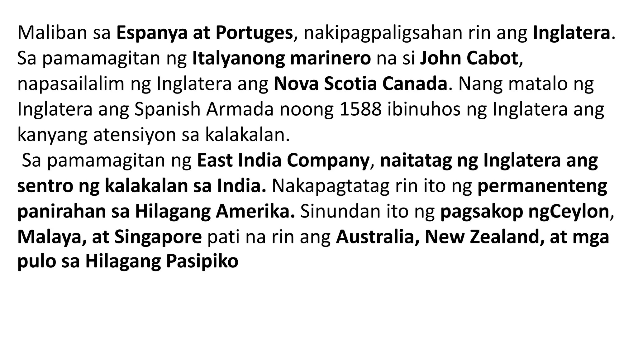 Paggalugad at Pagtuklas ng mga Bansang Kanluranin Unang Yugto ng ...