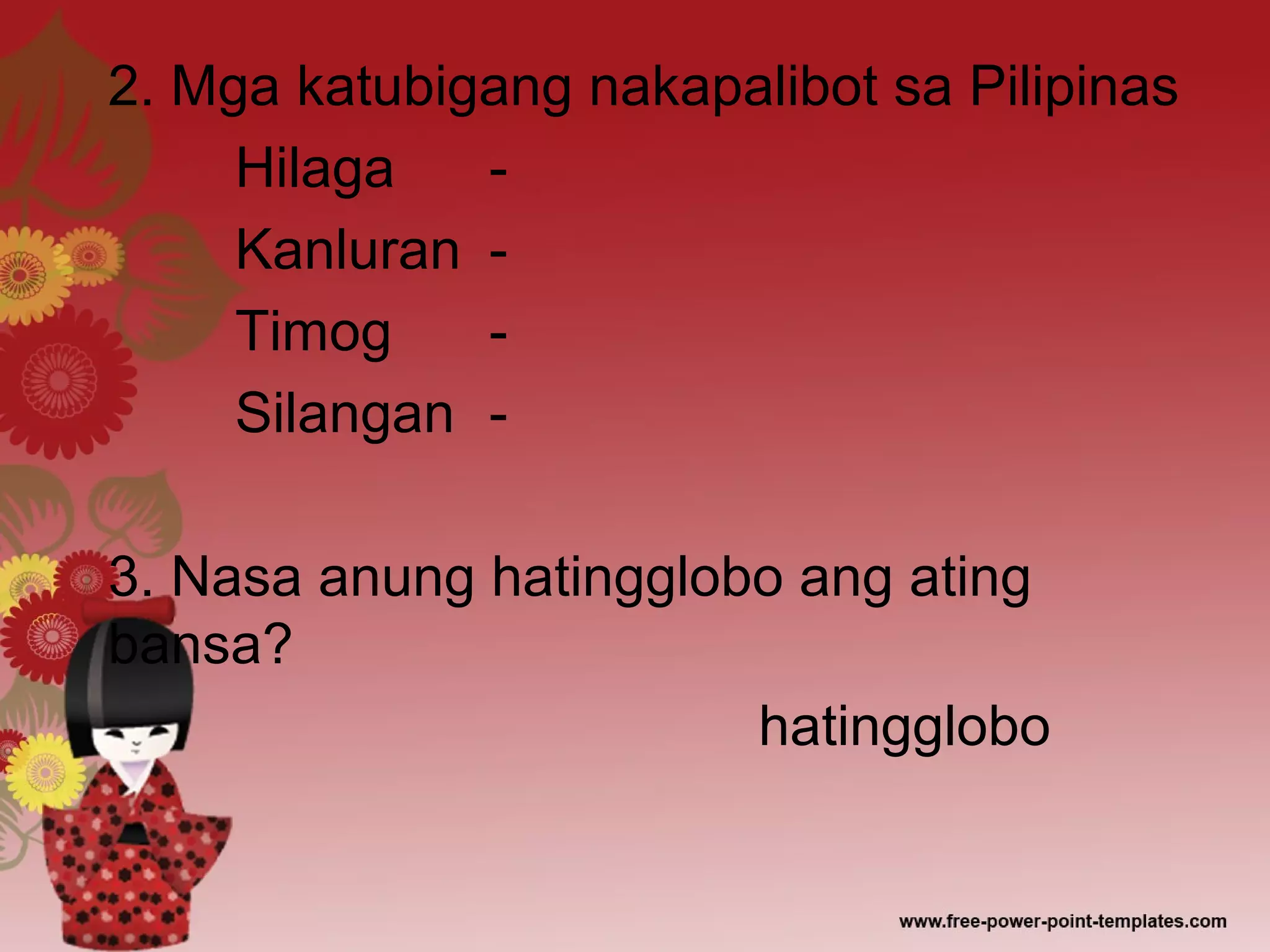 Paggamit ng globo at mapa | PPT