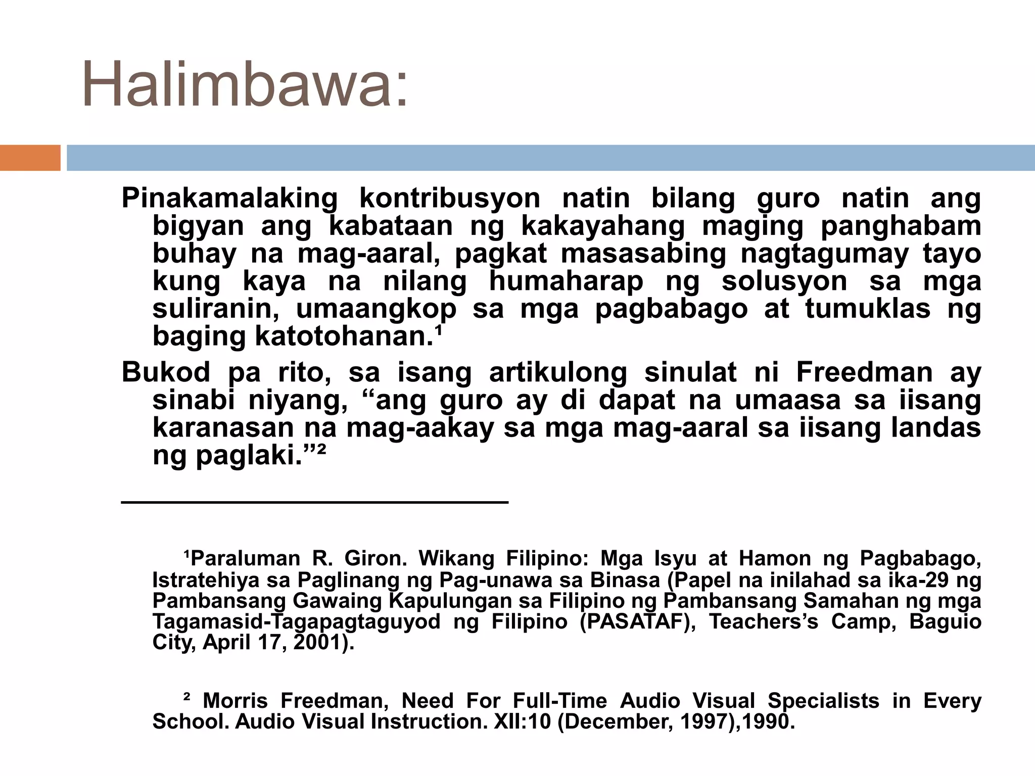 Paggamit ng iba t ibang sistema ng dokumentasyon | PPTX