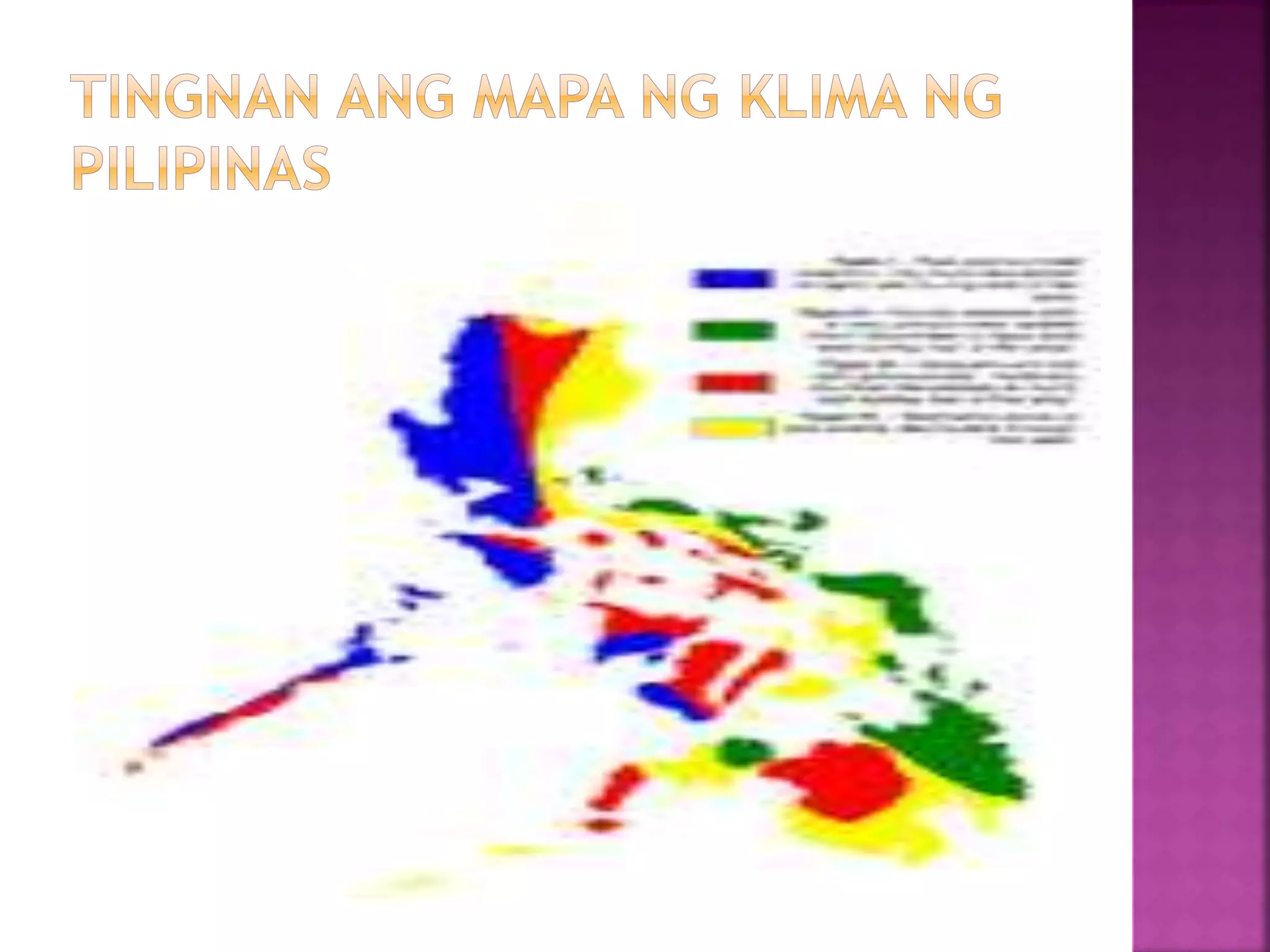 Paggamit ng mapa ng klima by Gemma G. Samonte | PPTX