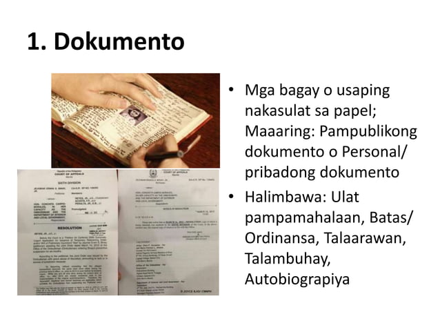 Paggamit ng mga primaryang sanggunian | PPTX