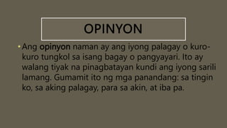 Paggamit ng mga Salitang Impormal sa Iba’t Ibang.pptx