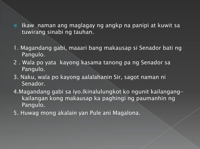 Paggamit ng panipi | PPTX