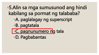 PAGGAWA NG DOKUMENTASYON SA FILIPINO (GABAY SA PAGGAWA).pptx