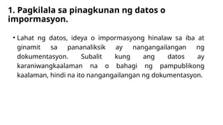 PAGGAWA NG DOKUMENTASYON MODYUL 1 PAGBASA AT PAGSUSURI.pptx
