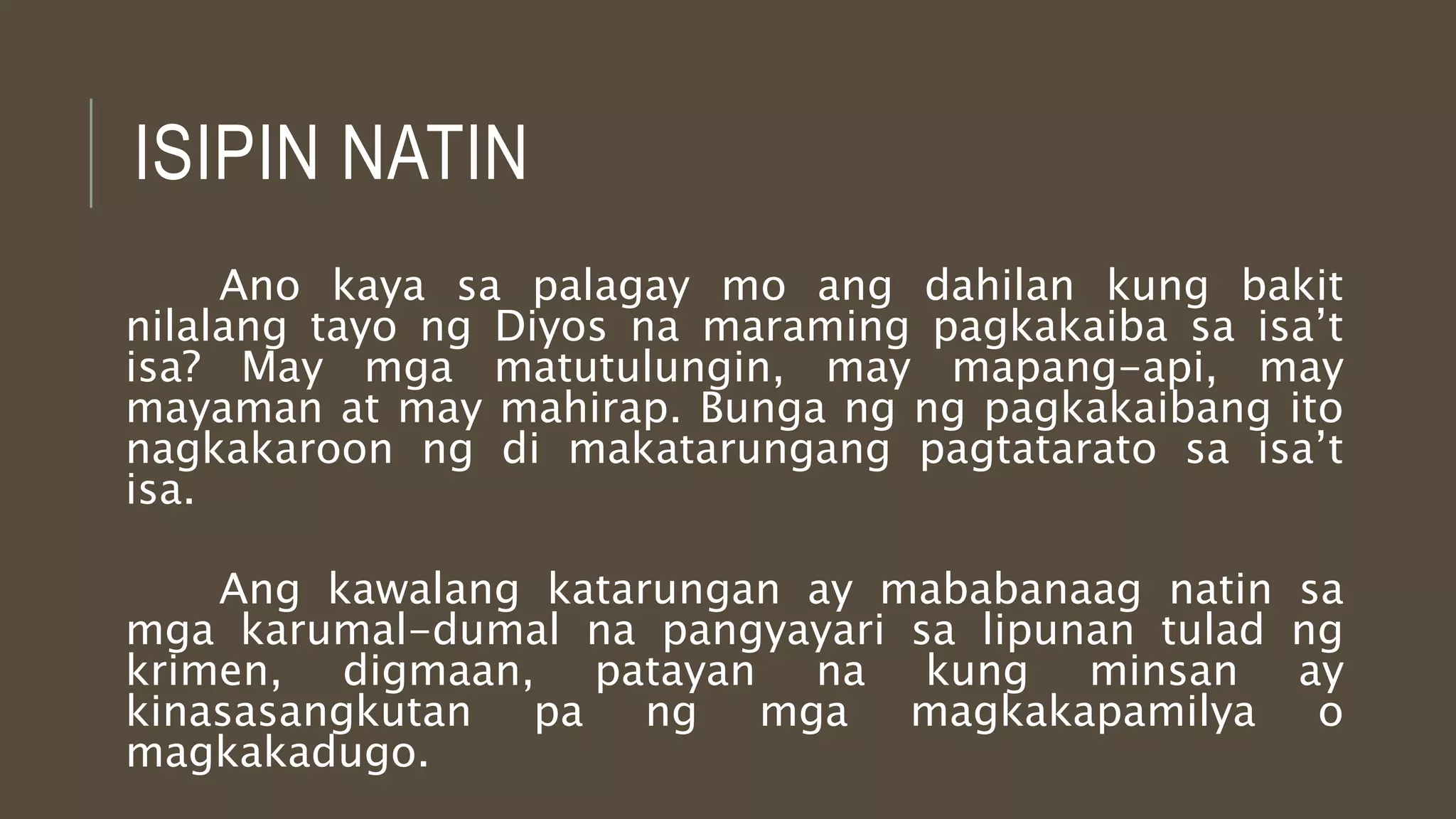 Paggawa ng kabutihan sa kapwa | PPTX