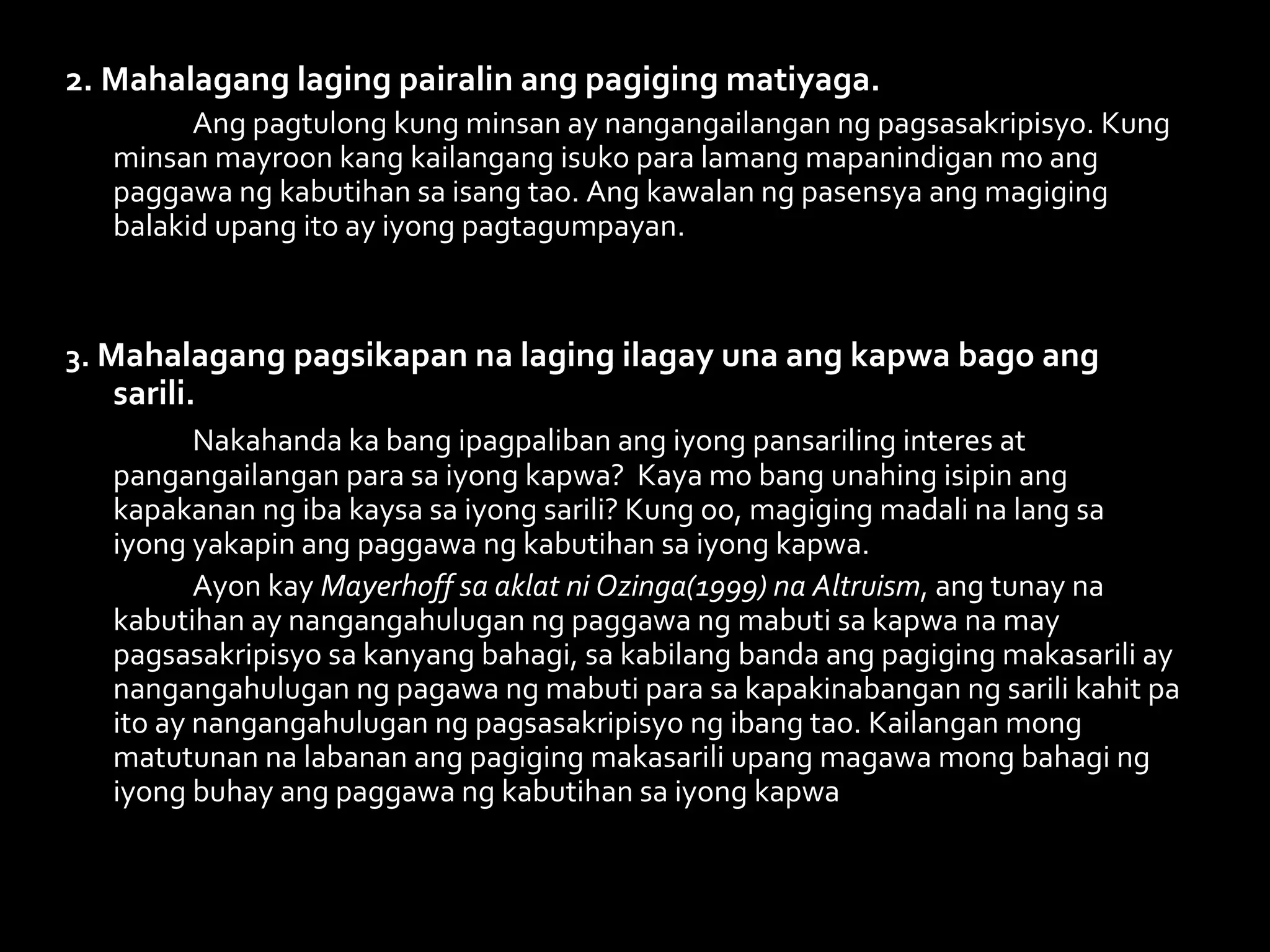 Paggawa ng mabuti sa kapwa | PPT