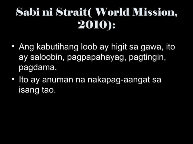 Paggawa ng mabuti sa kapwa | PPT