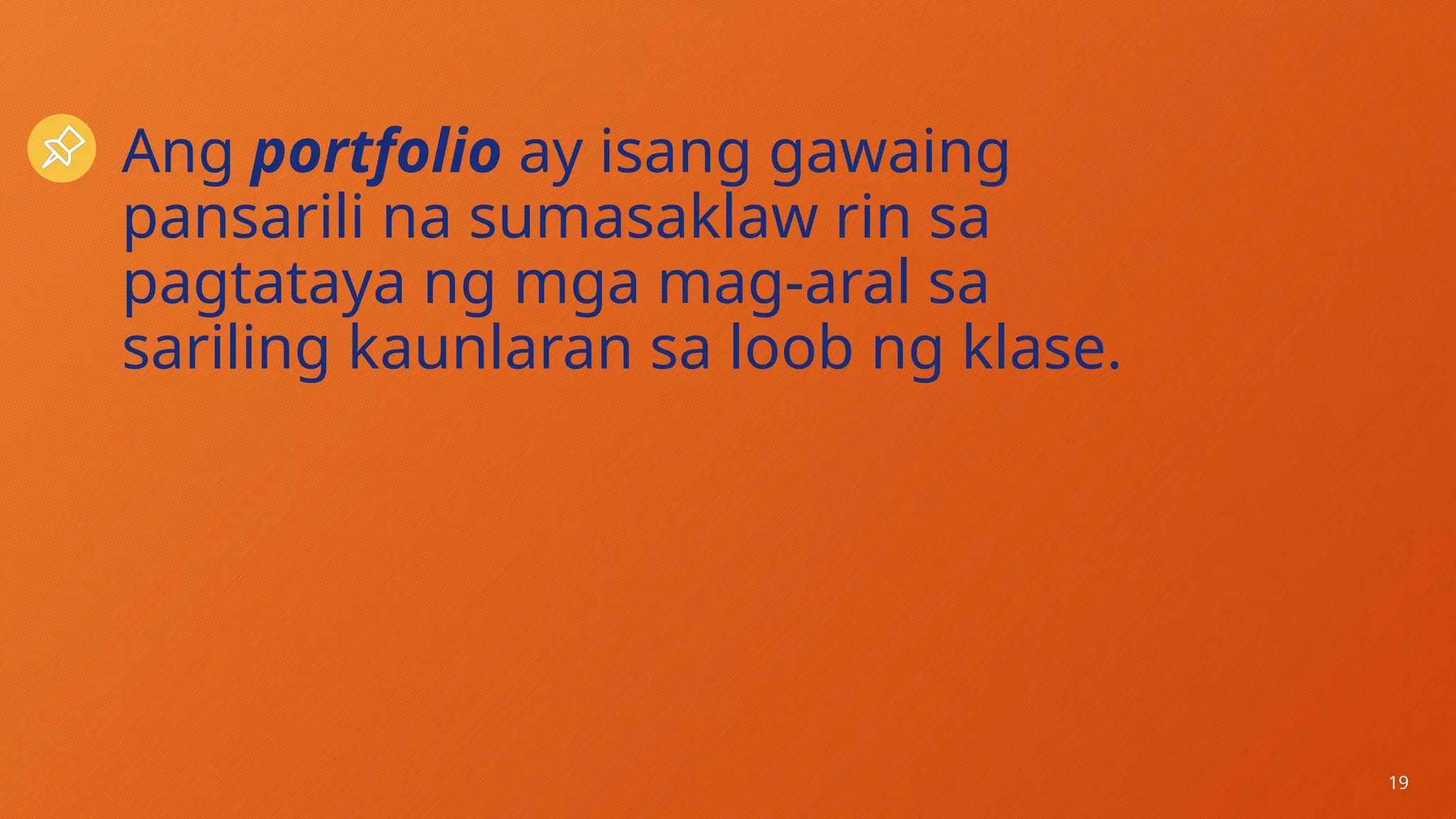 Paggawa ng Portfolio.fILIPINO SA PILING LARANG AKADpptx | PPTX