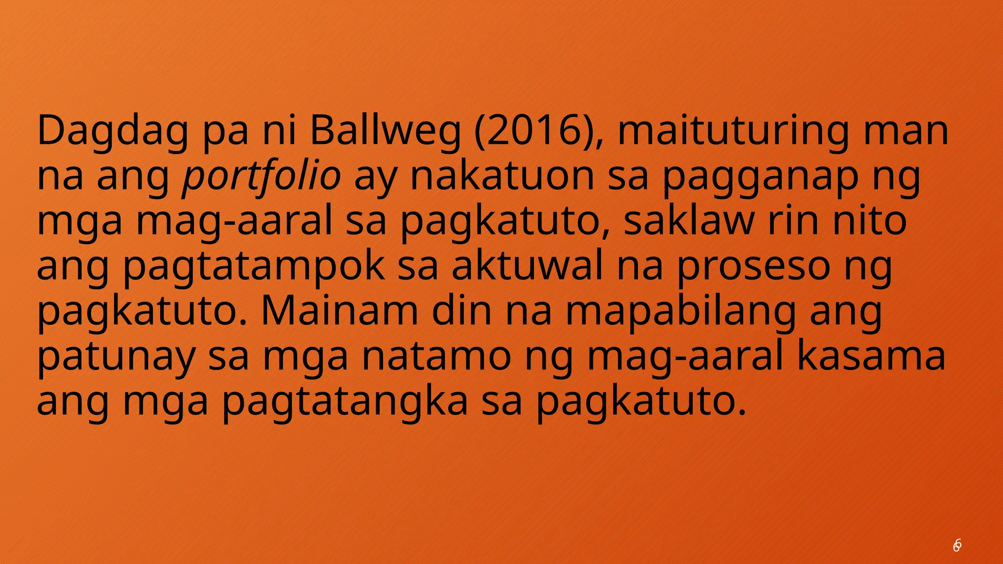 Paggawa ng Portfolio.fILIPINO SA PILING LARANG AKADpptx | PPTX