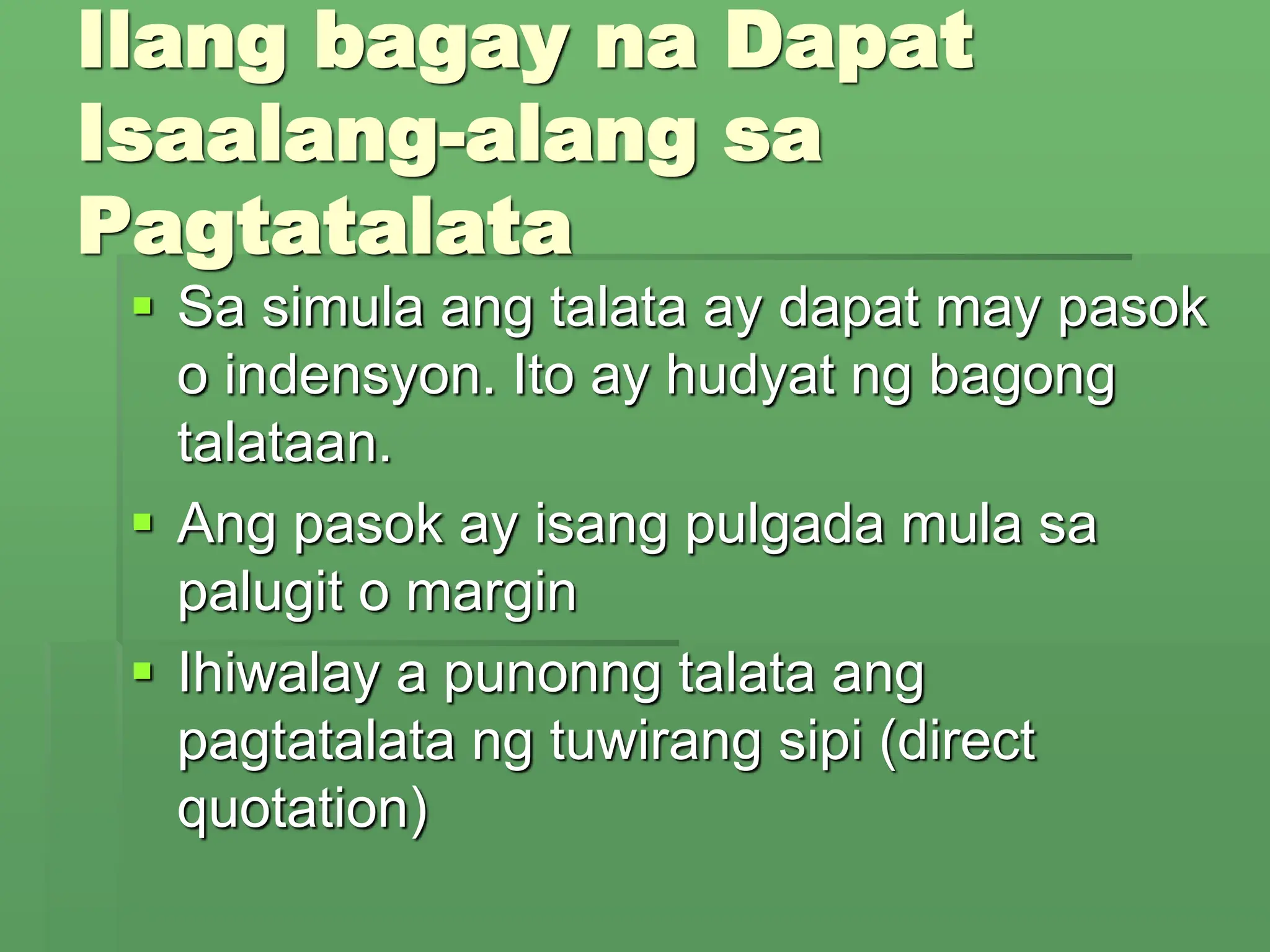 Paggawa ng talata.ppt