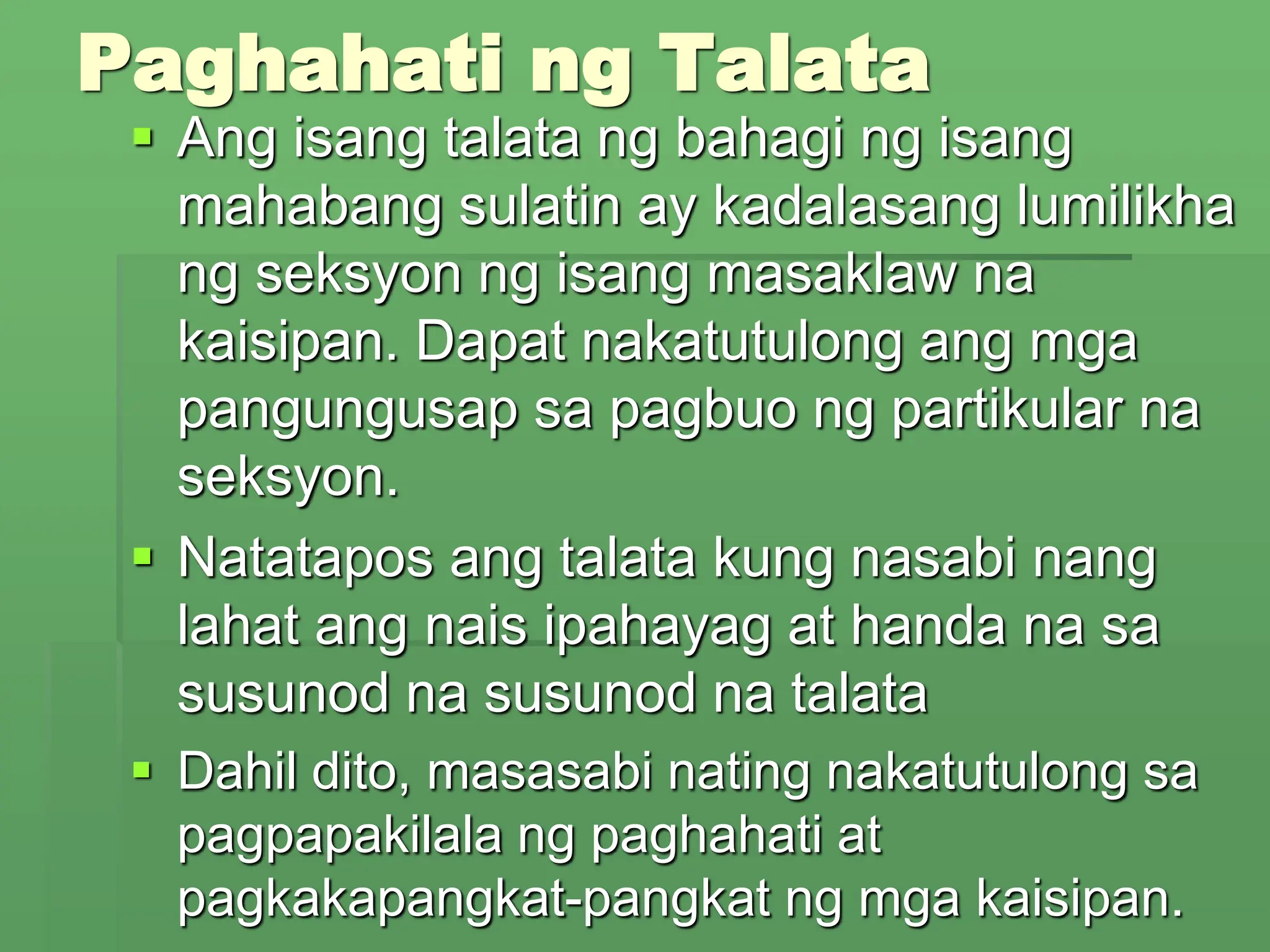 Paggawa ng talata.ppt