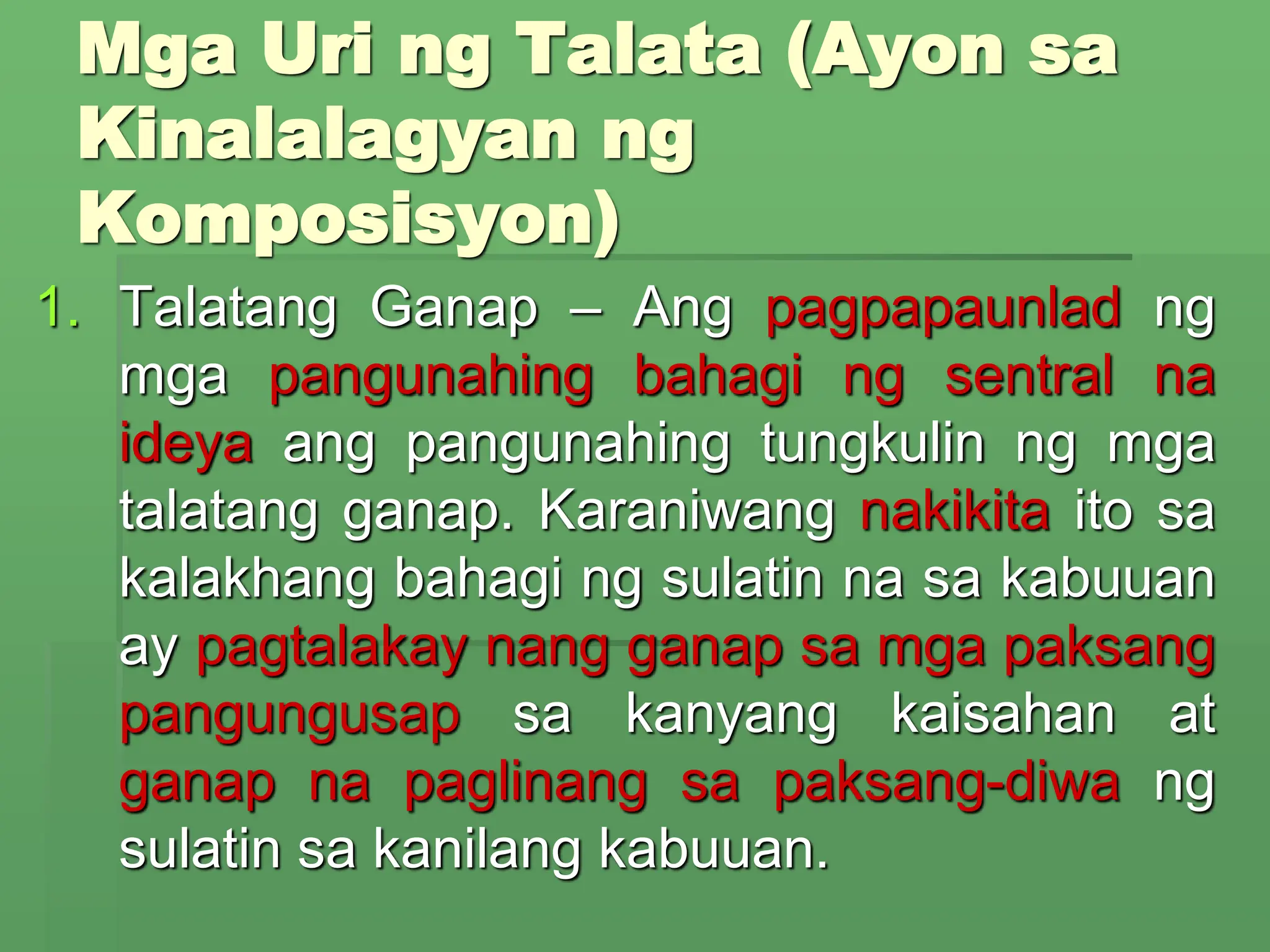 Paggawa ng talata.ppt