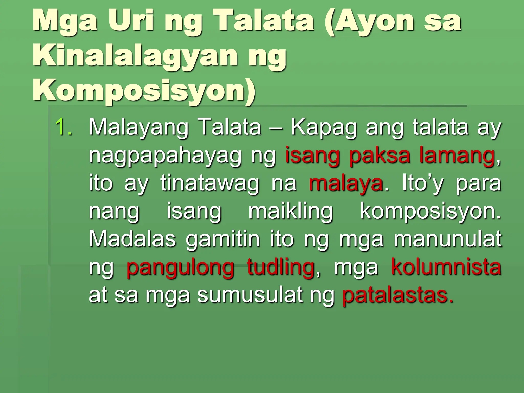 Paggawa ng talata.ppt