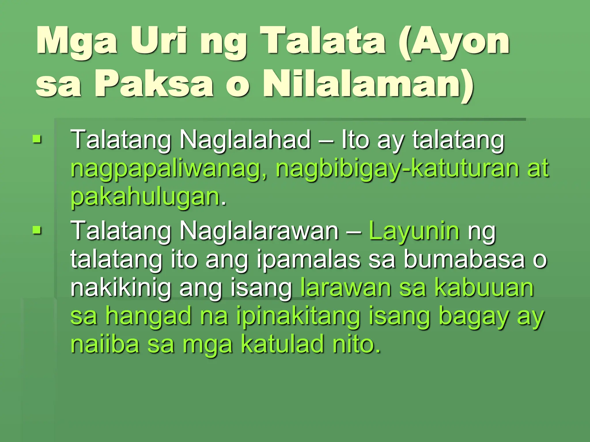 Paggawa ng talata.ppt