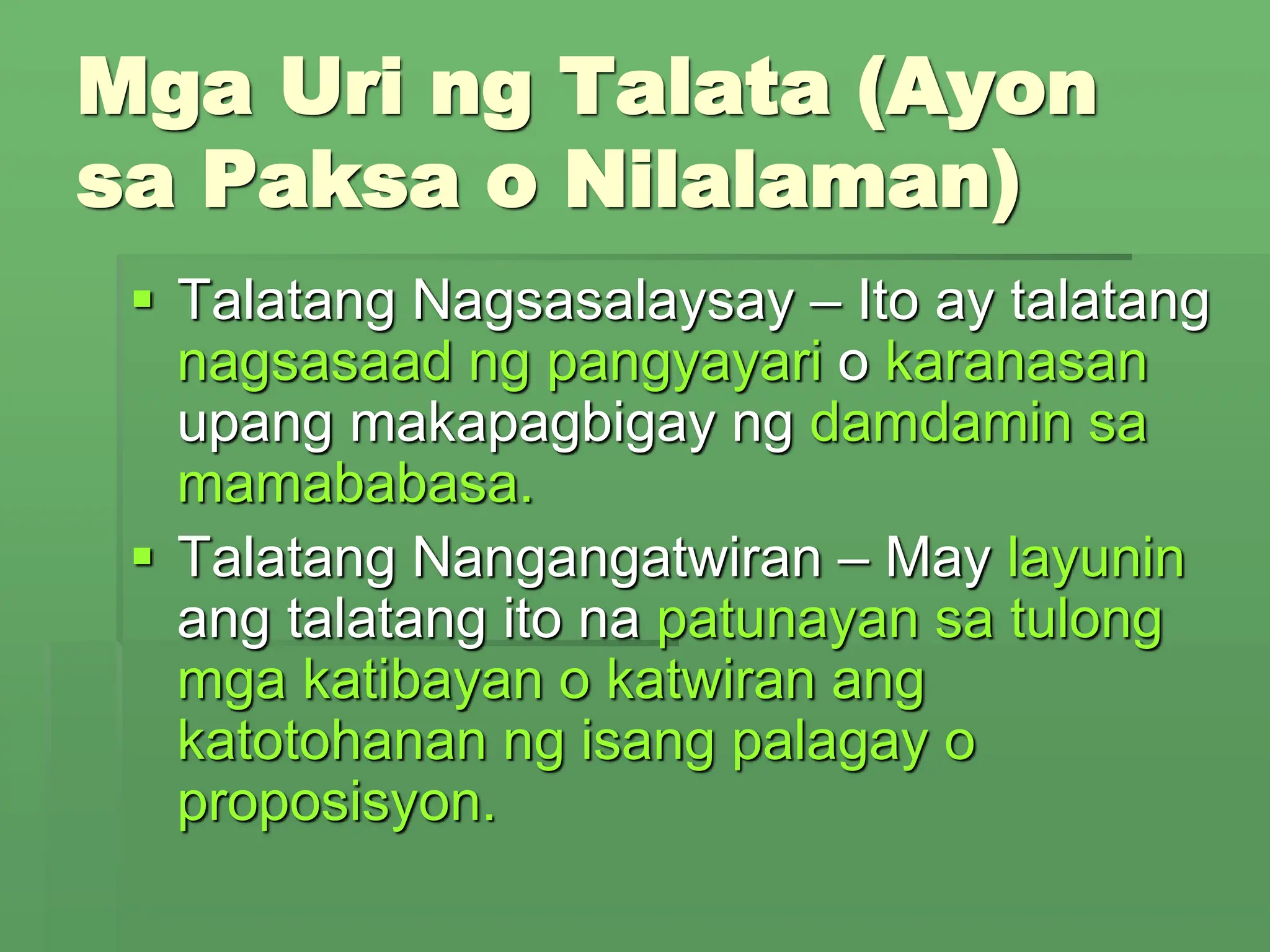 Paggawa ng talata.ppt