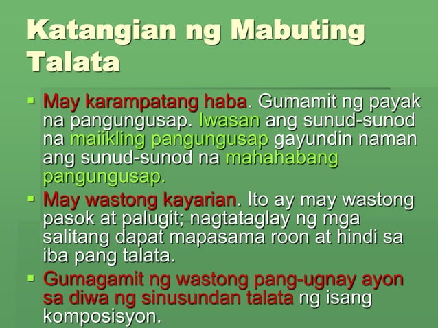 Paggawa ng talata.ppt
