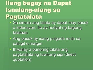Paggawa ng talata.ppt
