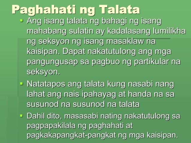 Paggawa ng talata.ppt