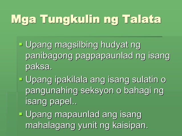 Paggawa ng talata.ppt
