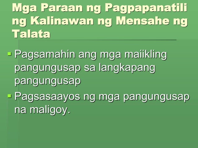 Paggawa ng talata.ppt