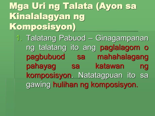 Paggawa ng talata.ppt