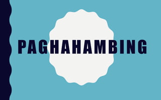 pagtutulad at paghahambing powerpoint Filipino 8 | PPTX