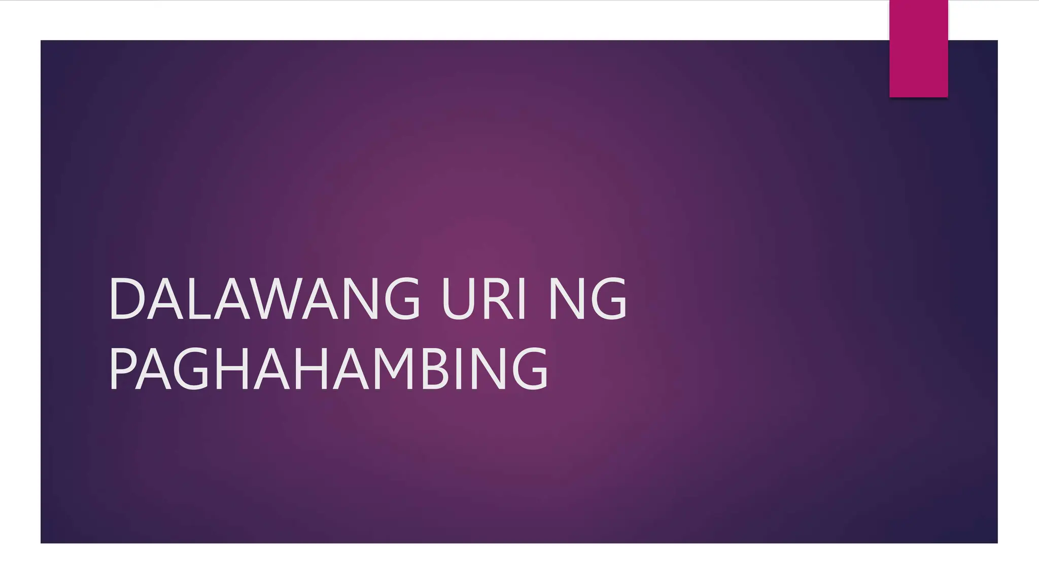 Filipino grade 7 paghahambing quarter three | PPTX