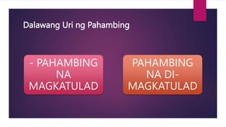 Filipino grade 7 paghahambing quarter three | PPTX