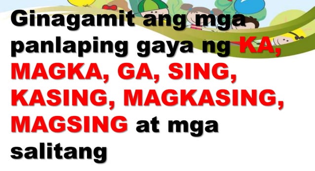 Paghahambing na magkatulad at di magkatulad | PPTX