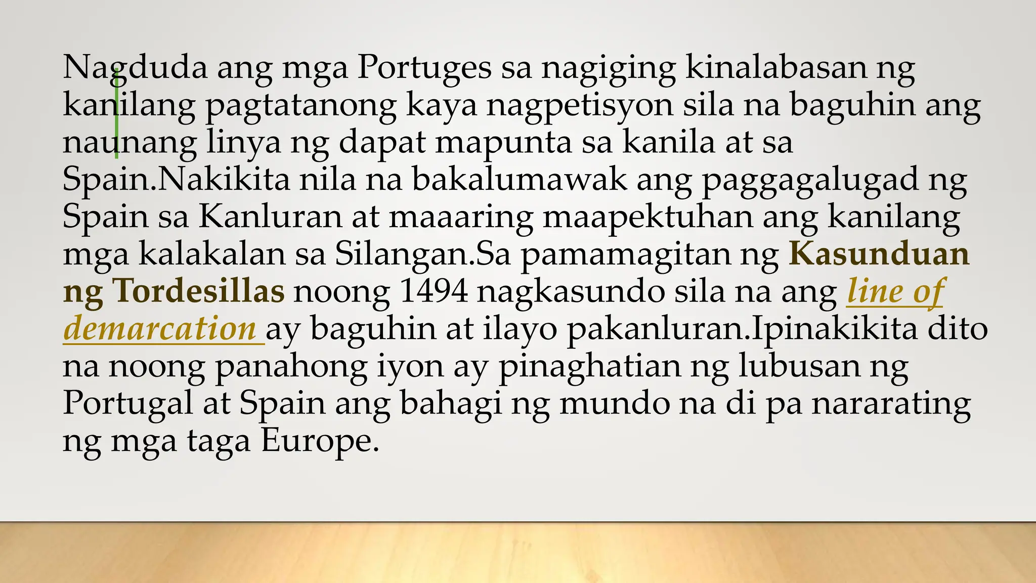 Araling Panlipunan 8Ang PAGHAHATI NG MUNDO.pptx