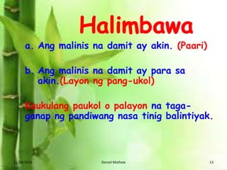 Paghalip panao | PPTX