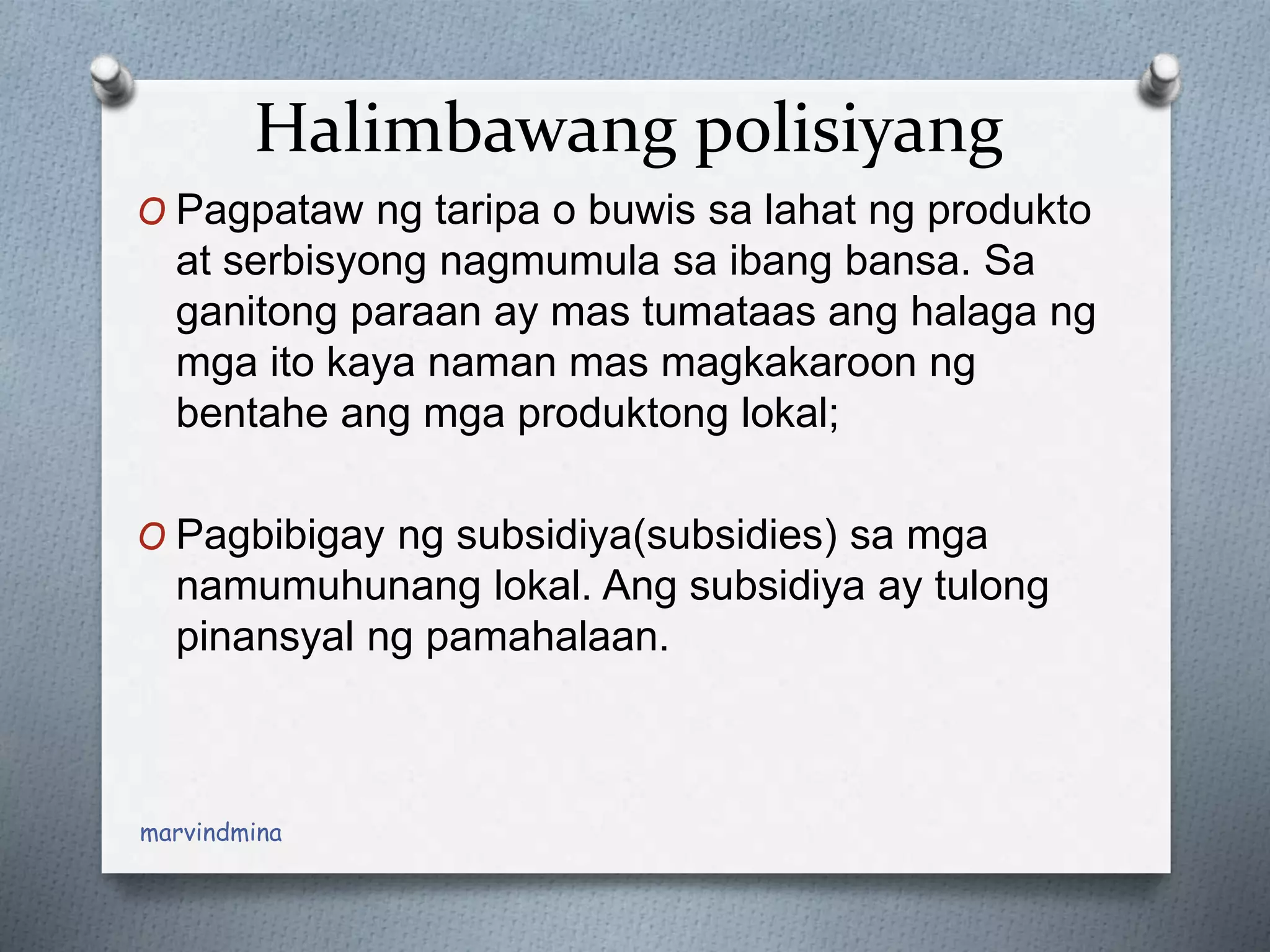 Pagharap sa Hamon ng Globalisasyon | PPTX