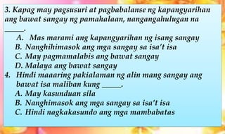 Ang Pambansang Pamahalaan Balangkas At Mga Kapangyarihan Ng Sanagay