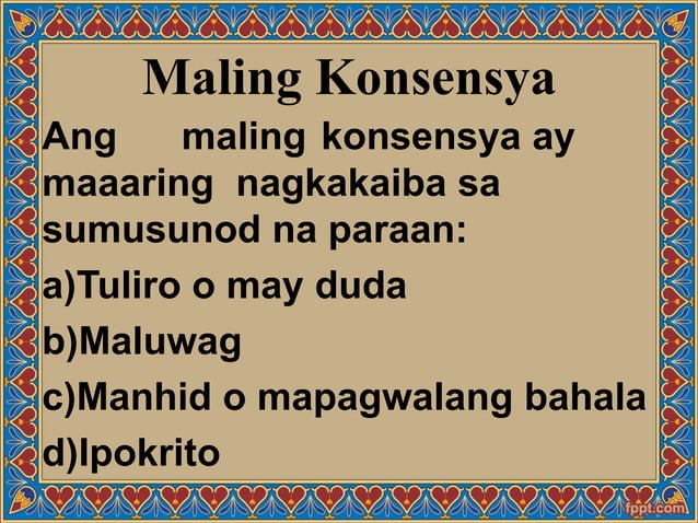PAGHUBOG NG KONSENSYA BATAY SA LIKAS NA BATAS MORAL.ppt