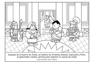 Paginas de la Biblia para colorear - El relato de la Pascua | PDF