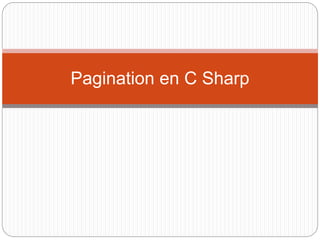 pagination en Csharp.pptx