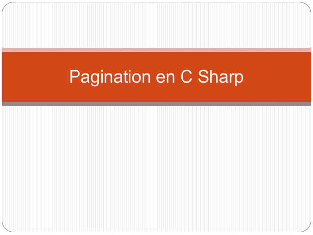 pagination en Csharp.pptx